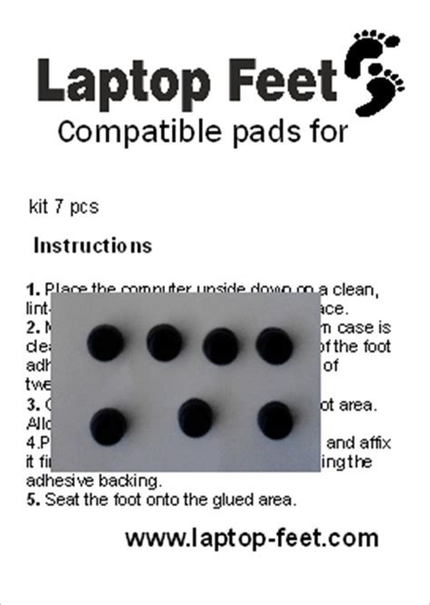 Laptop Feet For HP Compaq EliteBook 8530P 8530w