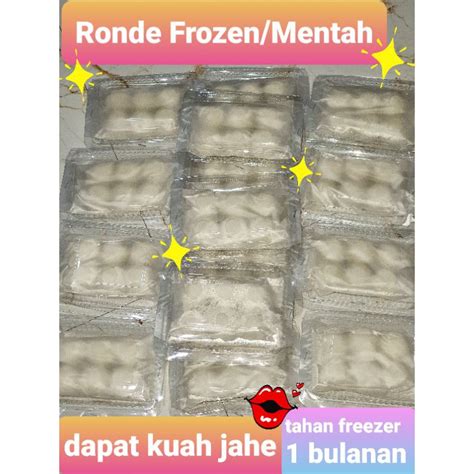 Jual Liem Ronde Jahe Merah Fenomenal Frozen Isi Kacang Shopee Indonesia