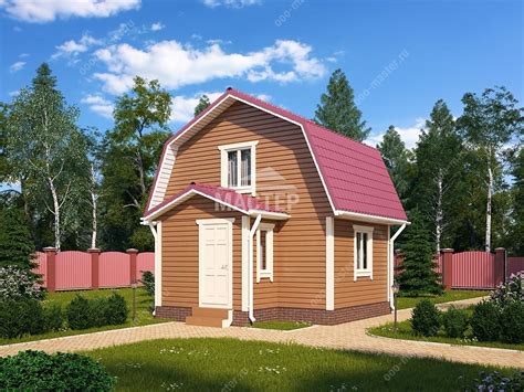 Баня каркасная 6х5.5 «Грация» под ключ - ООО Мастер