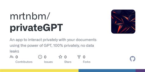 Github Mrtnbmprivategpt An App To Interact Privately With Your