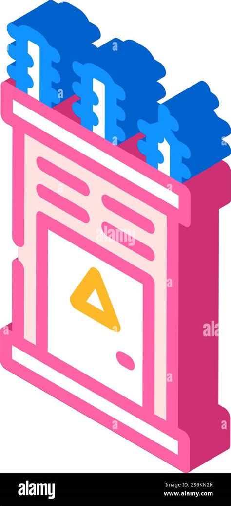 Electrical Transformer Isometric Icon Vector Electrical Transformer Electrical Transformer Isometric Icon Vector Electrical Transformer