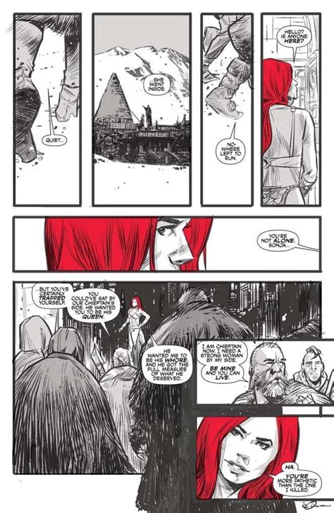 Red Sonja Blackwhite And Red Rdynamitecomics