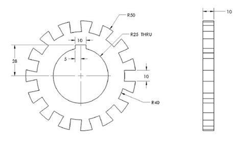 Solved Please Create A Digital Solidworks Model From Chegg Com