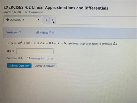 Solved EXERCISES 4.2 Linear Approximations and Differentials | Chegg.com