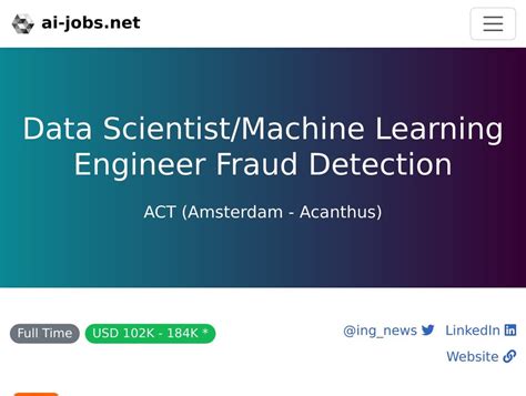 [hiring] data scientist machine learning engineer fraud detection in