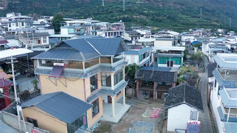 中国咖啡第一村云南保山新寨村容4k航拍3840x2160高清视频素材下载编号6091081实拍视频光厂vj师网