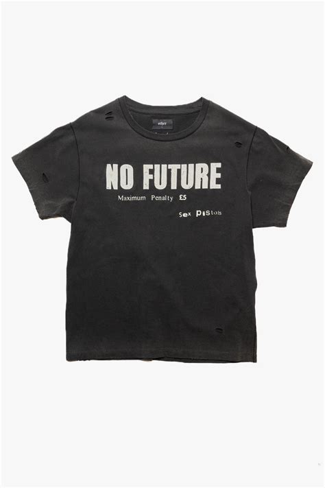 No Future Sex Pistols Vintage Tee Heavy Relic Black And Other