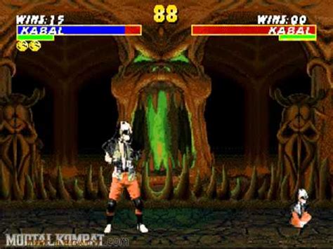 Mortal Kombat 3 Genesis Mega Drive Kabal Babality YouTube