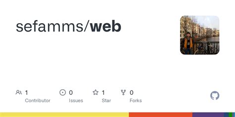 GitHub Sefamms Web