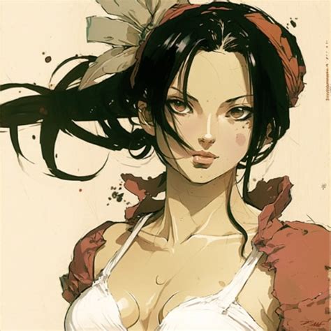 Boa Hancock In The Art Style Of Frank Frazetta
