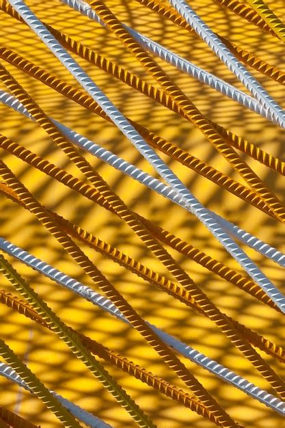 Arquitectura metálica moderna varillas de acero utilizadas para la