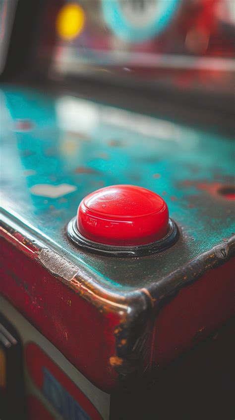Free Arcade Button Closeup Image Arcade Button Red Download At