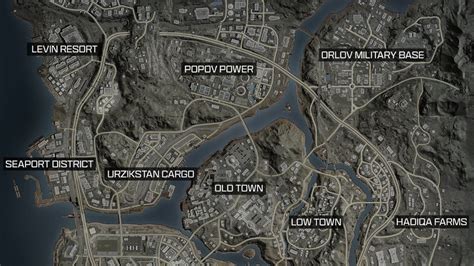 New Warzone Urzikstan Map Revealed All Pois Rcharlieintel