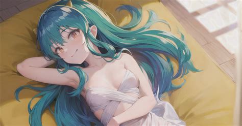 うる星やつら Lum San Wrapped In A Sheet Thigashiのイラスト Pixiv