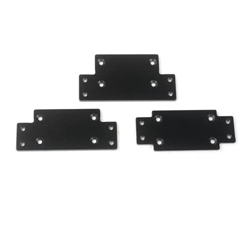Rc4wd 1 10 Warn 9 5cti Winch Cnc Mounting Plates Black Knight Rc