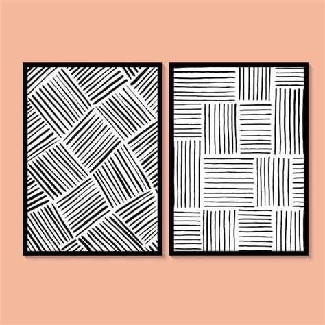 Simple Black And White Abstract Drawings