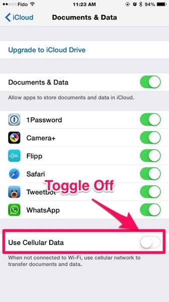 ios 8 causing high cellular data usage on iphone try these possible
