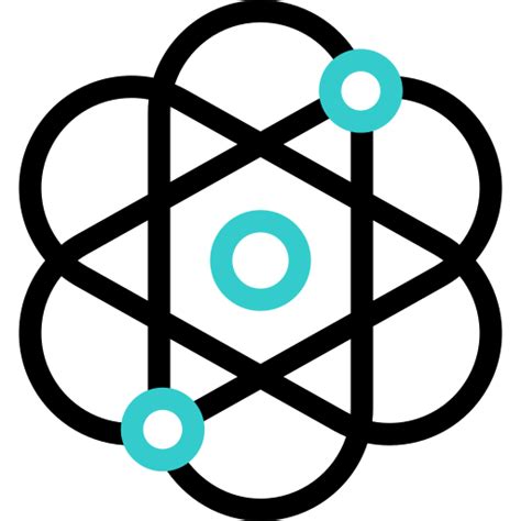 Atom Basic Accent Outline Icon
