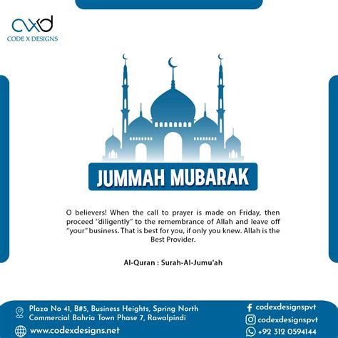 Code X Designs Pvt Ltd On Linkedin Jummahmubarak