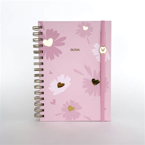 Caderno Personalizado Personalizado Estúdio G Papelaria Criativa E