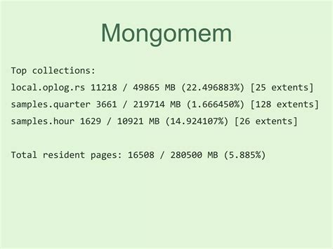Mongodb Memory Management Demystified Ppt