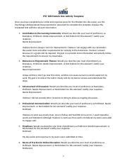 Improving Online Discussion Skills Self Assessment Growth Course Hero