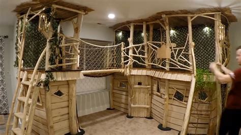 Dad Builds The Ultimate Indoor Tree House RTM RightThisMinute