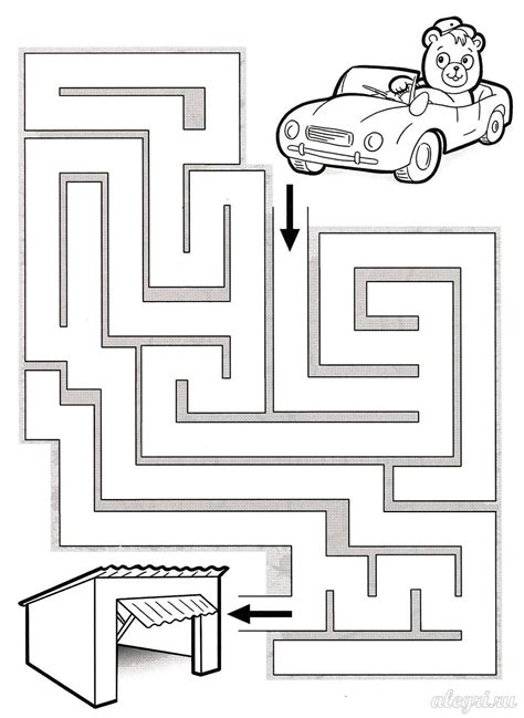 Лабиринты для детей в картинках Библейские поделки Занятия по математике для дошкольников