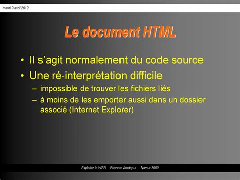 Exploiter le Web Etape ppt télécharger