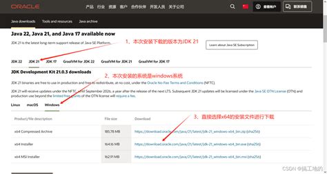Jdk21详细安装记录（windows 11）基础资料java教程开发文档资料 Java资料网