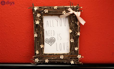Diy Rustic Twig Frame The Perfect T For Someone You Love