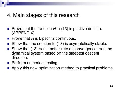 PPT L BFGS And Delayed Dynamical Systems Approach For Unconstrained Optimization PowerPoint