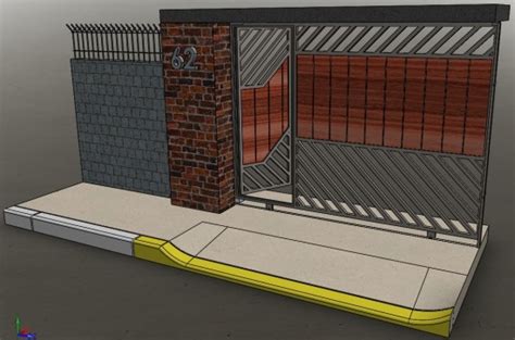 自动滑动门 SOLIDWORKS 模型图纸免费下载 懒石网