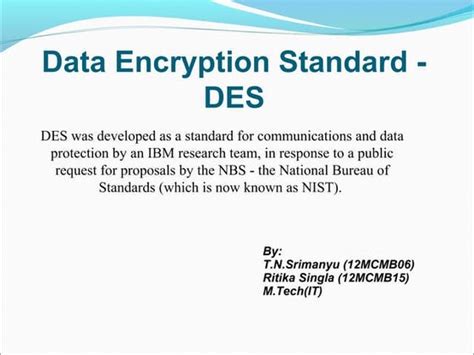 Encryption And Decryption Ppt