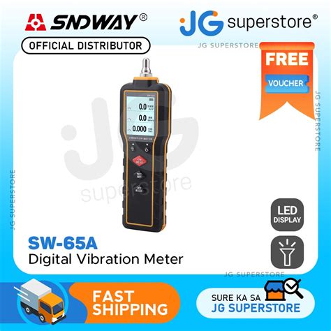 Sndway Sw 65a Portable Digital Vibration Meter Tester Measuring Device With Lcd Display