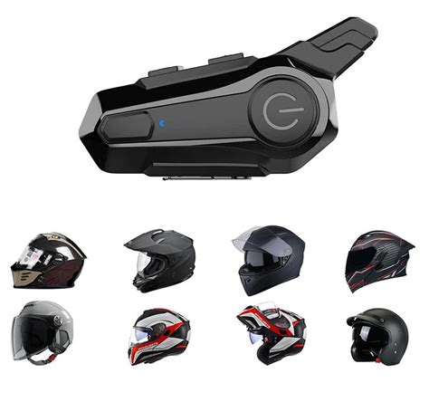 Motorcycle Helmet Bluetooth With Cvc Noise Cancellation Stereo Music