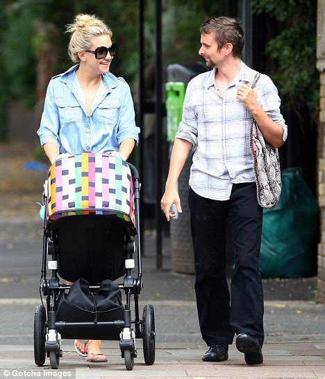Muse Singer Matt Bellamy Takes A Stroll With Fiancée Kate Hudson And