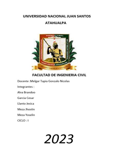 Universidad Nacional Juan Santos Pdf