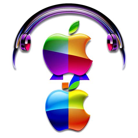 Rainbow Apple Music Logo Png 64 Png Image