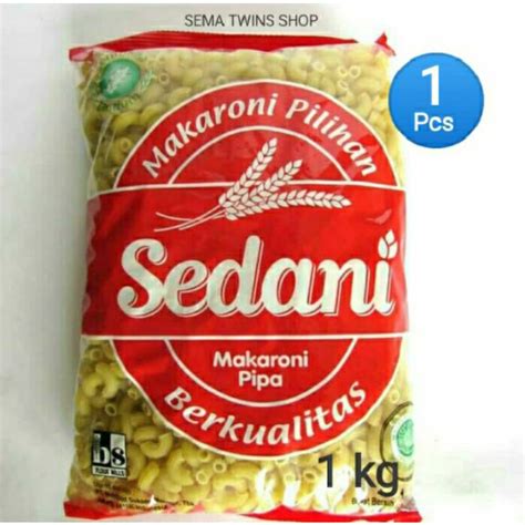 Jual Makaroni Sedani Pipa 1 Kg Pasta Makroni Macaroni Pipa Usus Rebus