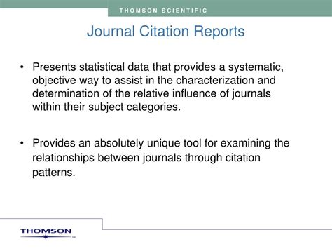 Ppt Isi Web Of Knowledge Thomson Scientific Powerpoint Presentation