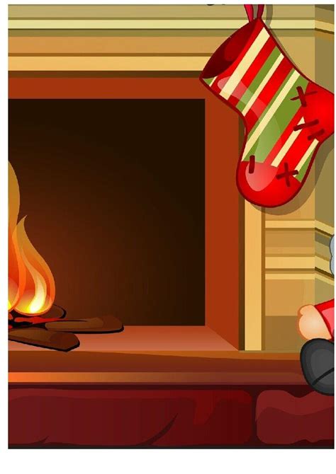 РОЗТЯЖКА Новорічний камін Ілюстрації Дидактичні матеріали