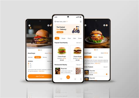 Food Delivery App Home Page On Behance