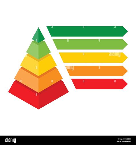 Vector Illustration Infographic Or Web Design Template Isometric Pyramid Chart Diagram Useful