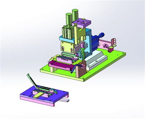 气动小型线缆电线剥线机step 模型图纸下载 懒石网