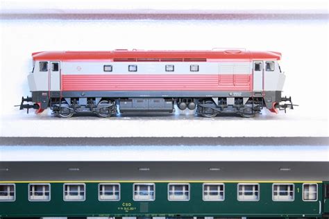 Digitální Set Se Zvukem S Lokomotivou T478 Čsd 3 Vozy Digitální