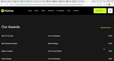 Creative Visual Designer On Html Css Upwork