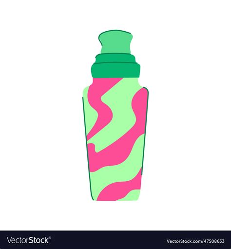 Drink Cocktail Shaker Cartoon Royalty Free Vector Image