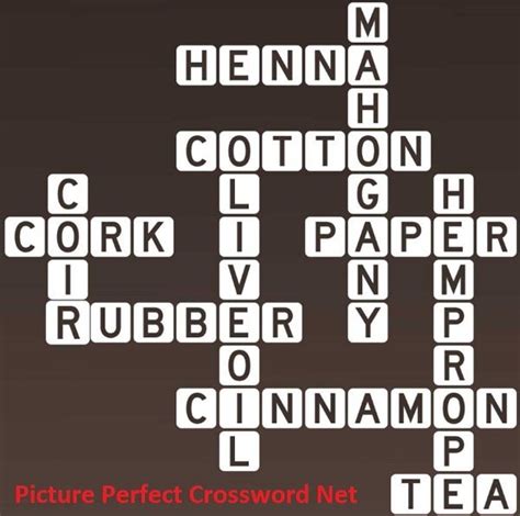 Plant Products Picture Perfect Crossword