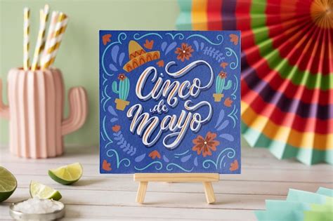 Premium Psd Cinco De Mayo Mock Up Elements With Decorations And Ornaments